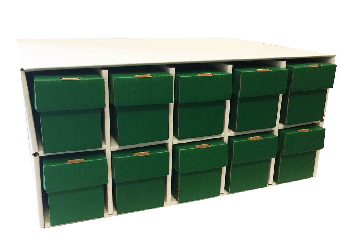 Penthouse Card Storage Unit Green Drawers (Fits Raw and Sleeved Cards ...