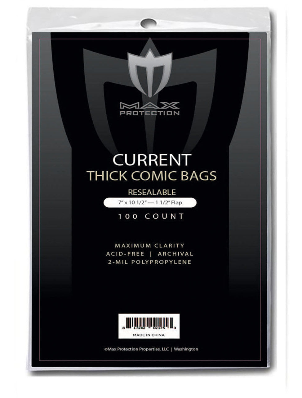 Current Resealable Thick Comic Bags - 100ct Pack – Columbia Sports Wholesale